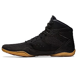 ASICS Men's Matflex 7 Wrestling Shoes, 11, Black/White