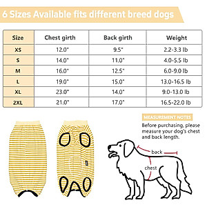 Paipeper Dog Recovery Suit After Surgery,Spay Neuter Clothes for Female Dogs,Small Medium Dog Shirt,E-Collar Cone Alternative,Prevent Licking Wound Dog Onesie,Pet Surgical Suit(Grey White Stripe-l)