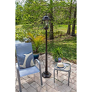 Kenroy Home 93432ORB Villa Waterproof Outdoor Lamp Post Light, Oil-Rubbed Bronze Finish