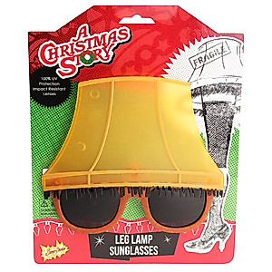 Sun-Staches A Christmas Story Leg Lamp Costume Sunglasses | UV400, Protected Lenses, One Size Fits Most
