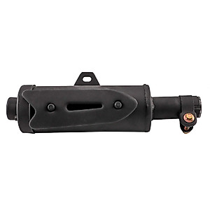 YC Yier 28mm 1 1/8" Muffler Exhaust Pipe for ATV Quad Buggy Go Kart Pit Dirt Bike 50cc 70cc 90cc 110cc 125cc 150cc Taotao Coolster Kazuma Roketa