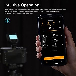 Godox XProII-S Wireless Flash Trigger for Sony Cameras, 2.4G TTL Wireless Flash Transmitter HSS 1/8000S, TCM Transform Function, Bluetooth Connection, New Hotshoe Locking, Large LCD Display