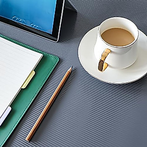 Hersvin Shelf Liners 16 in x 20 ft EVA Drawer Mats, Non-Adhesive Cupboard Pad, Kitchen Cabinet Lining Fridge Cushion (Gray Stripe, 40.7cmx610cm)