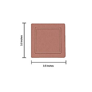 Sunny Eli Diatomite Cup Coaster Mat 2 Pack, Coasters for Drinks, Diatomite Cup Holder Mat, Coasters, Fast Water Absorbent Coasters, Self-Dry Diatomaceous Cup Holder, Small Plant Tray (Desert Mauve)