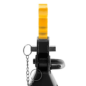 Omega Lift Heavy Duty 6 Ton Jack Stands Pair - Double Locking Pins - Handle Lock and Mobility Pin for Auto Repair Shop with Extra Safety (JZ060)