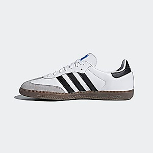 adidas Originals Men's Samba OG Sneaker White/Black/Granite 13