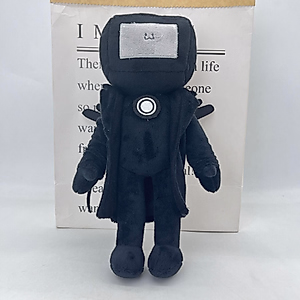 Toaoran Skibidi Toilet Plush，Stuffed Plushie Doll Toys Collectible Gifts for Kids Fans Aldults Birthday（Titan TV）