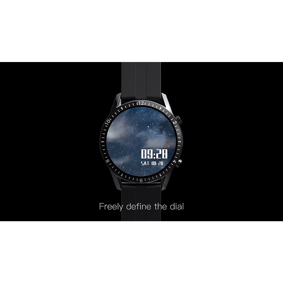 Mens Smart Watch IP68 Waterproof, Health Monitor, Smart Clock Fitness Sports, Multifunctional Smart Watch for Women Men