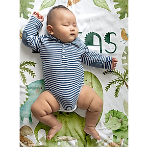 Honestchi Personalized Baby Blankets for Boys - Custom Name Blanket - Customized Gifts for Newborn Boy