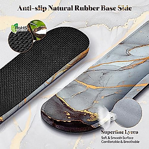 Gimars Upgrade Enlarge Gel Memory Foam Set Keyboard Wrist Rest Pad, Comfortable Ergonomic Design for Easy Typing Pain Relief, Firm Mouse Wrist Cushion Support for Office, Computer, Laptop, Mac