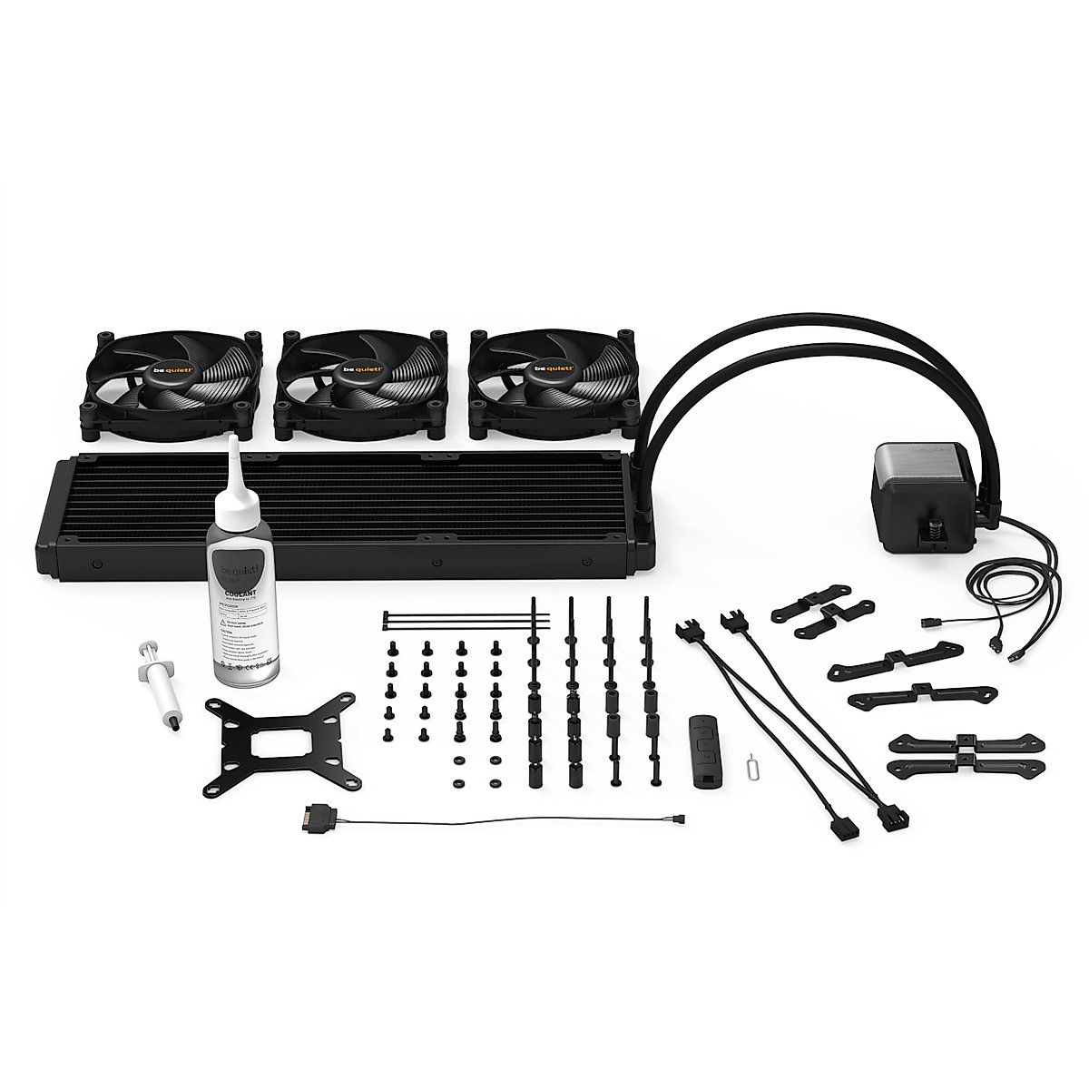 be quiet! Silent Loop 2 360mm CPU Liquid Cooler for Heavily Overclocked Systems, 2X Silent Wings 3 PWM high-Speed Fans, dampened and Adjustable Pump, 6-Pole Motor, 3-Chamber Pump, ARGB LEDs