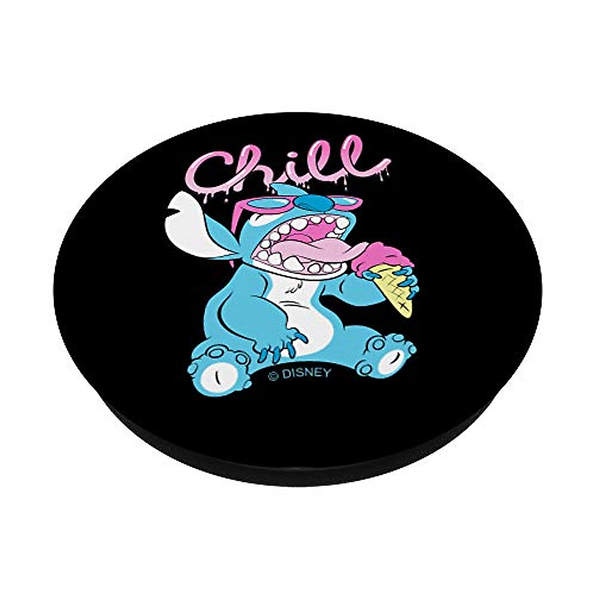 Disney Lilo and Stitch Chill Ice Cream PopSockets PopGrip: Swappable Grip for Phones & Tablets