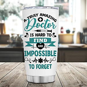 wowcugi Personalized Doctor Gifts For Men Doctor Tumbler 20oz 30oz Stainless Steel Insulated Coffee Travel Mug Cup Appreciation Gift For Birthday Graduation Men Women Doctors Day Gifts