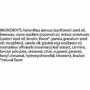 Burt's Bees 100% Natural Moisturizing Lip Balm, Pomegranate with Beeswax and Fruit Extracts, 1 Tube