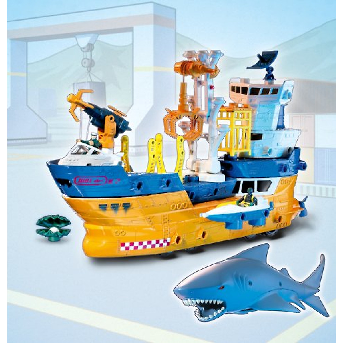 Mattel Matchbox Mega Rig Shark Adventure