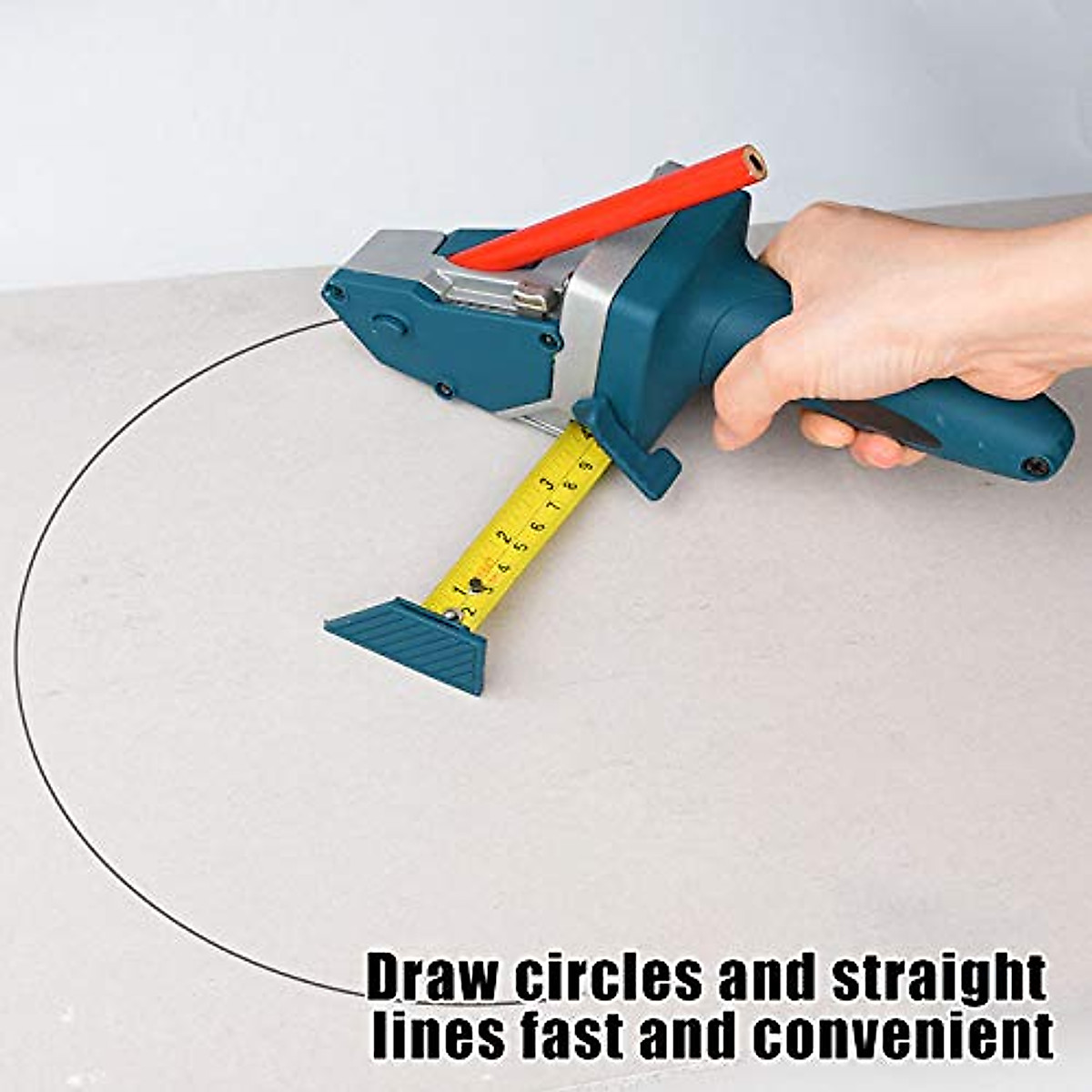 xlpace Plasterboard Cutter,Gypsum Board Cutting Tool Drywall Cutting Plaster with Scale Scribe Woodworking Cutting Board Tools