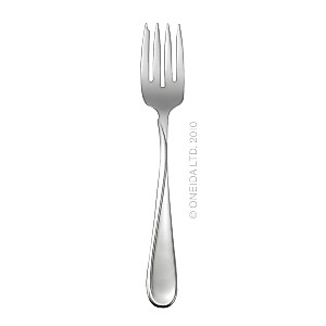Oneida Flatware Flight, Teaspoons, Set of 6 & Flight Everyday Flatware Salad Forks, Set of 4