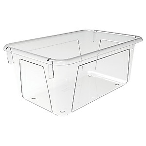 Childcraft Storage Tray - 12 1/4 x 7 7/8 x 5 1/4 - Clear - Lid Not Included
