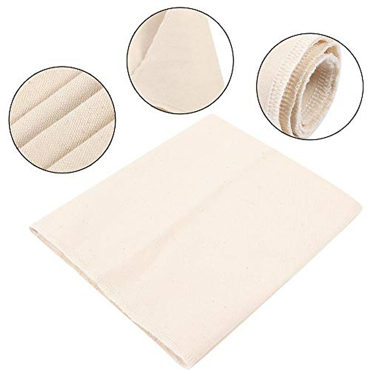 Proofing Cloth Baking Cloth Mat Cotton Bread Baguettes and Breads Baker's Couche Resistant Kitchen