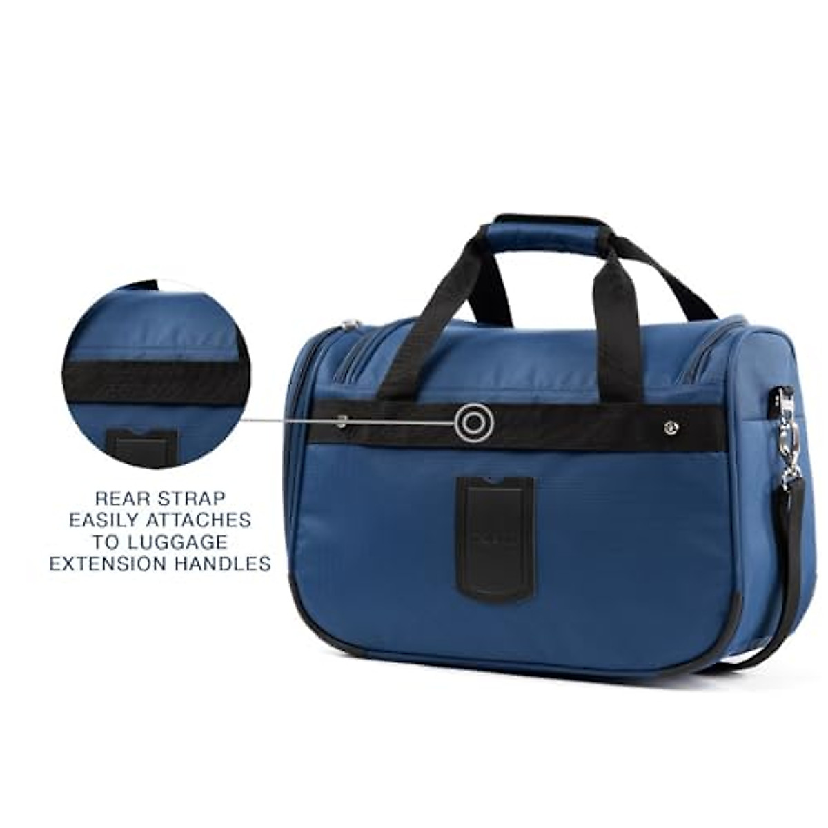 Travelpro Maxlite 5 Softside Lightweight Underseat Carry-On Travel Tote, Overnight Weekender Bag, Men and Women, Sapphire Blue, 18-Inch