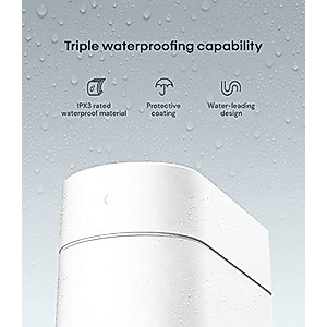 TOWNEW T3 Slim 3.4-Gallon Smart Trash Can with Automatic Open Lid | Diaper Pail | Self-Sealing | Self-Changing| Rechargeable, White, Small