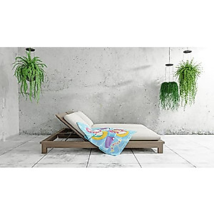 Franco Squishmallows Super Soft Cotton Bath/Pool/Beach Towel, 58 in x 28 in