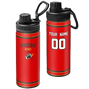 ANTKING Tampa Tumbler Travel Mug Coffee Cup Custom Name Number Gifts for Men Women Youth