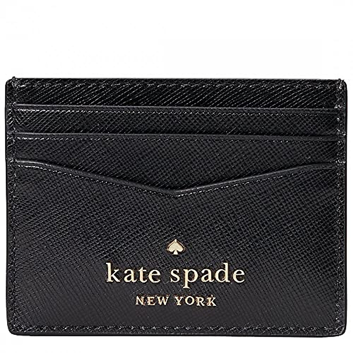 Kate Spade Staci Small Slim Leather Card Holder Black