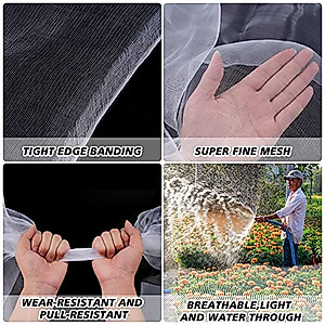 Garden Netting,Mosquito Insect Birds Animals Barrier Protection Net Ultra Fine Garden Mesh Netting Plant Covers for Vegetable Plants Fruits Flowers Trees Greenhouse Row Cover(10×20 Ft)