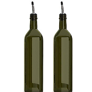 2 Pcs Oil Spout Liquor Pourers Bottle Spout Speed Pourer Olive Oil and Vinegar Stopper Spout for About 3/4" Bottle Mouth, with Dust Caps