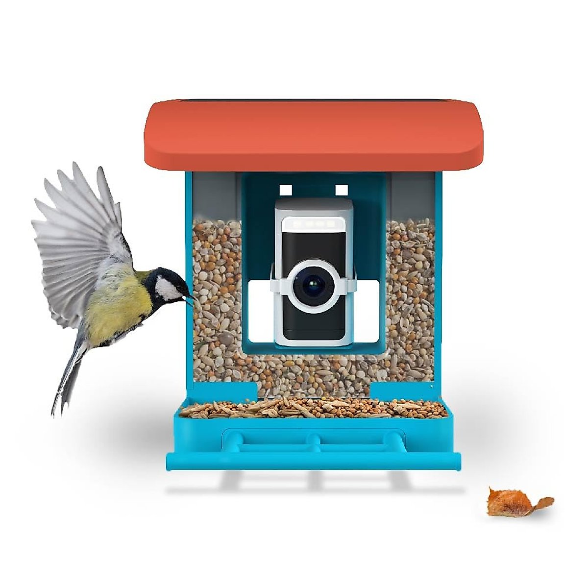 Bird Feeder Camera Case Compatible with Wyze Battery Camera Pro, Wyze Cam Outdoor v1/v2, Wyze Camera v4/v3/v3 Pro, 5 DIY Mounting Methods, Equipped with a Macro Lens (Camera NOT Included)
