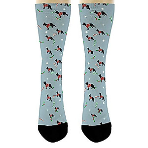 Dog Lovers Gift German Shepherd Socks Dog Print Christmas Accessories 1-Pair Novelty Crew Socks