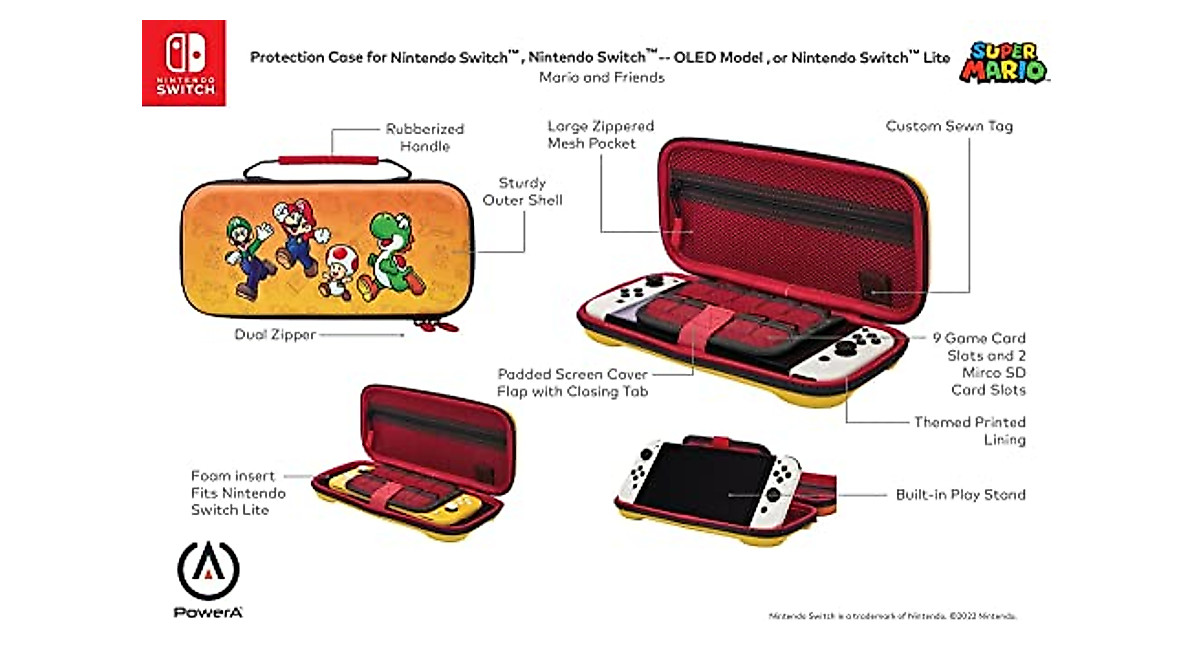 PowerA Nintendo Switch Protection Case - Mario Design