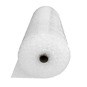 uBoxes Medium Bubble Cushioning Roll 48" Wide x 100 ft - Medium Bubbles 5/16", Clear, (BUBBMED48100)