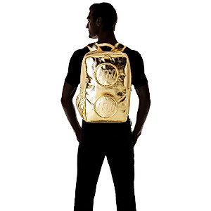 LEGO Brick Backpack - Gold Fashion Backpack, Gold