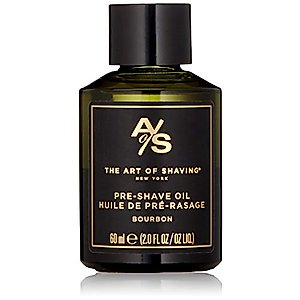 The Art of Shaving Pre Shave Beard Oil - Shaving Oil for Men, Protects Against Irritation and Razor Burn, Clinically Tested for Sensitive Skin, Bourbon, 2 Ounce