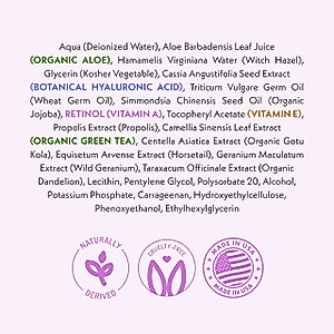 Eve Hansen Retinol Serum for Face 2% | (2oz) Facelift in a Bottle Wrinkle Filler Pore Minimizer Anti Aging Serum | Organic Retinol Anti Wrinkle Serum, Vitamin A Serum, Hyaluronic Acid