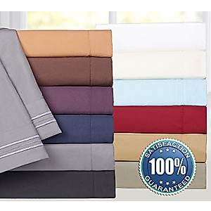 1500 Supreme Collection Sheet Sets White - Luxury Hotel Bed Sheets and Pillowcase Set for King Mattress - Extra Soft, Elastic Corner Straps, Deep Pocket, White