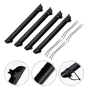 VOSAREA 4 Sets Bicycle Chain Guard Chainstay Protector Bike Chain Sticker Bike Chain Guard Sticker Cycling Equipment Sticker for Kids Bike Chain Guards Child Supplies Mountain Bike Plastic