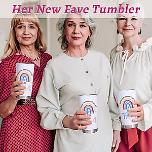 GINGPROUS 60th Birthday Gifts for Women, 1964 Birthday Gifts for Women, 60 Year Old Birthday Gifts, 60th Birthday Gift Ideas, 60th Birthday Decoration, 20oz Stainless Steel Insulated Tumbler with Lid