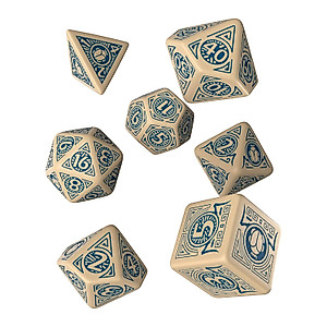Q WORKSHOP Pathfinder Mummy's Mask Rpg Ornamented Dice Set 7 Polyhedral Pieces