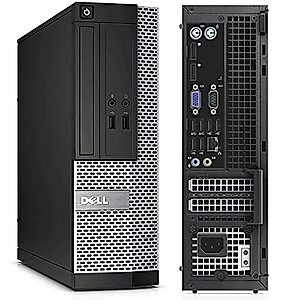 Dell OptiPlex 7020 Computer Desktop PC, Intel Core i5, 8GB RAM, 1TB HDD, MTG New 22 inch LED Monitor, RGB Speaker and Keyboard Mouse, WiFi, Windows 10 Pro (Renewed)