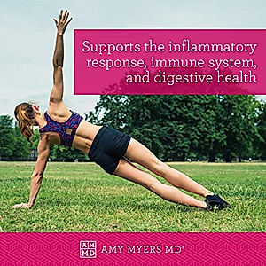 Amy Myers MD Digestive Enzymes for Digestion Aid - 19 Enzymes for Gut Health, Bloating & Stomach Issues - DPP-IV Protease Amylase Lipase Lactase Sucrase - Break down protein carb sugar fiber 120 Caps