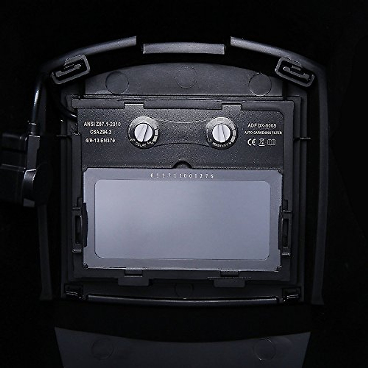 DEKOPRO Welding Helmet - Solar Power Auto Darkening Welding Helmet - Adjustable Shade Range 4/9-13 for Mig Tig - Arc Welder Mask (Blue Eagle)