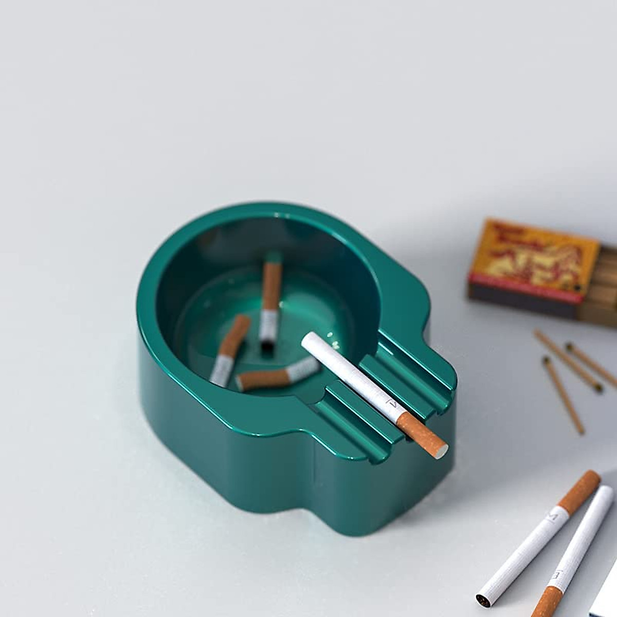 1 Pcs Small Ashtray Resin Mold Storage Box Silicone Molds Epoxy Resin Round Shaped Ashtray Ash Tray Suitable for Cigarette Ash Holder for Home, Handmade DIY Making Decor Art Crafts