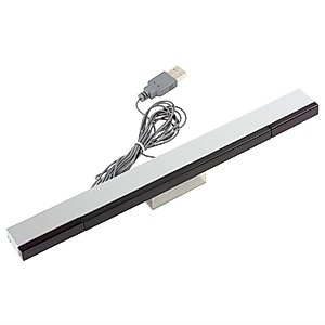 LIPOVOLT® USB Wired Infrared Ray IR Sensor Bar for Nintendo Wii/Wii U/PC + Stand