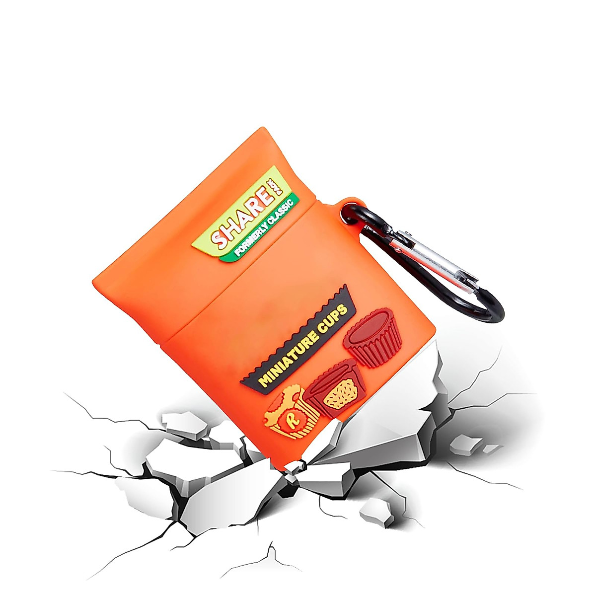 Compatible with Airpods Case, Cool Lovely Cute 3D Cartoon Funny Airpods Cover, Soft Silicone Protective Shockproof Charging Case Compatible with Airpods 2 & 1 Covers Cases