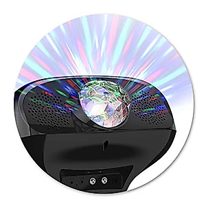Starion KS829-B Bluetooth Karaoke Machine l Pedestal Design w/Light Show l 4 Built-in Speakers & 2 Tweeters l Two USB for Bluetooth / MP3 Record & Playback l Disco Ball Effect l Two Microphones