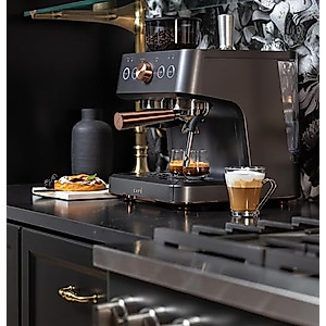 Café Bellissimo Semi Automatic Espresso Machine + Milk Frother | WiFi Connected| Built-In Bean Grinder, 15-Bar Pump & 95-Ounce Water Reservoir | Matte Black, C7CESAS3RD3