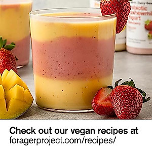 Forager Project Probiotic Drinkable Cashewmilk Yogurt Strawberry, 28-Ounce